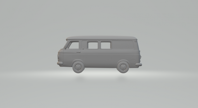 Fiat 238 bus 3D Print Model in Vehicle 3DExport