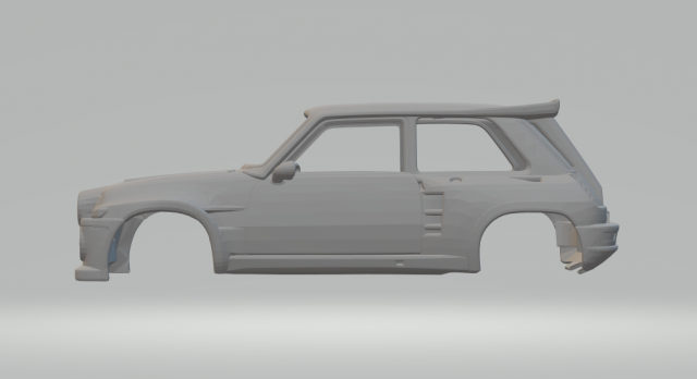 Renault 5 maxi turbo 3D Print Model in Vehicle 3DExport