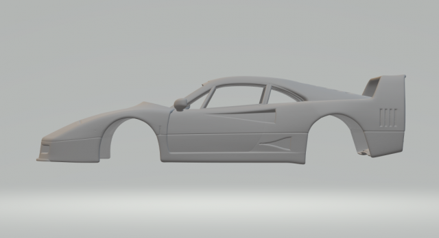 Ferrari f40 1987 3D Print Model in Vehicle 3DExport