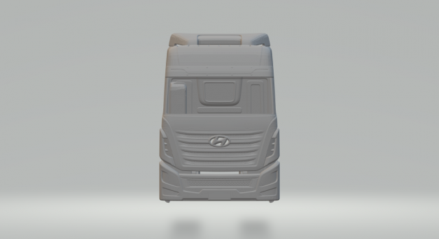 Hyundai xcient 3D Print Model in Vehicle 3DExport