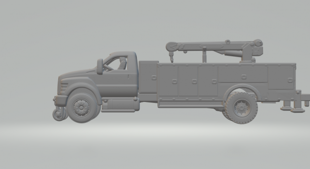 F750 service 3D Print Model in Vehicle 3DExport