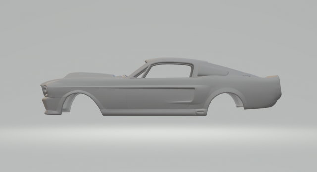 Mustang eleanor Free 3D Print Model in Vehicle 3DExport