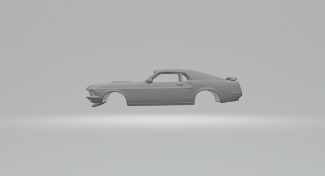 Mustang mach 1 3D Print Model in Vehicle 3DExport
