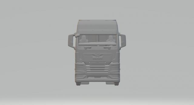 MAN TGX 3D Print Model in Vehicle 3DExport