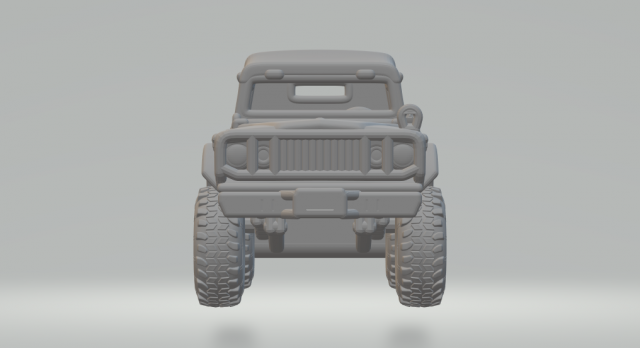 JEEP KAISER M715 3D Print Model in Vehicle 3DExport