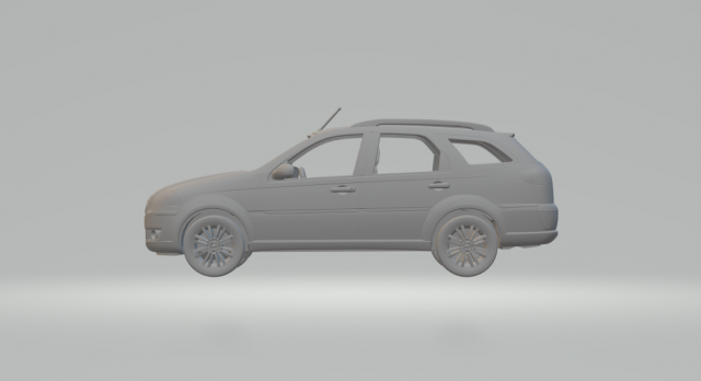 FIAT PALIO WEEKEND 3D Print Model in Vehicle 3DExport