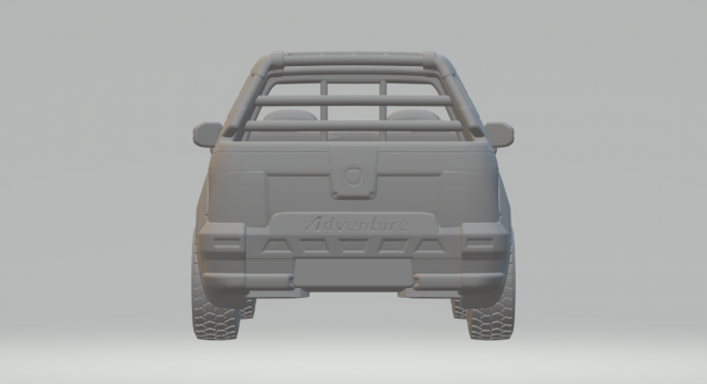 Fiat strada 3D Print Model in Vehicle 3DExport