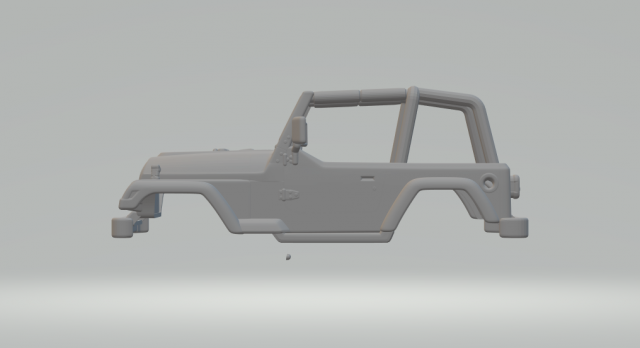 Jeep wrangler mk2 3D Print Model in Vehicle 3DExport