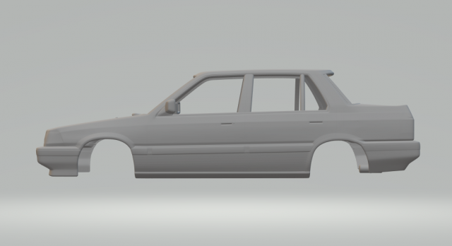 Honda civic sedan 3D Print Model in Vehicle 3DExport