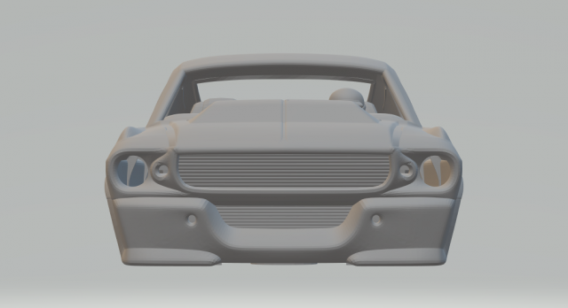 MUSTANG SLOT CAR ELEANOR Free 3D Print Model in Vehicle 3DExport