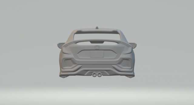 Honda civic 3D Print Model in Vehicle 3DExport