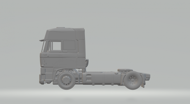 Daf 3300 ati space cab 3D Print Model in Vehicle 3DExport