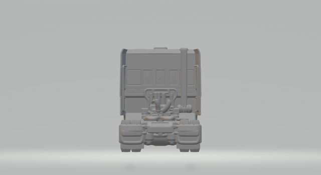 Daf 3300 ati space cab 3D Print Model in Vehicle 3DExport
