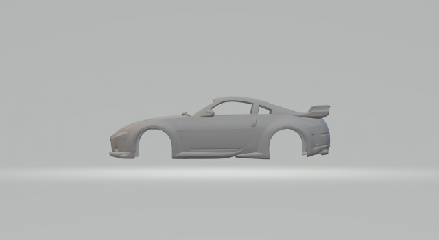 Nissan 350z 3D Print Model in Vehicle 3DExport