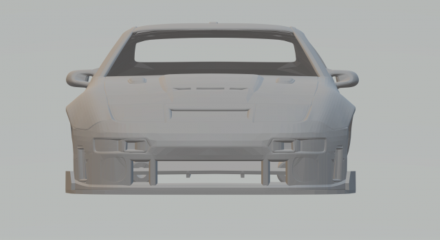Nissan 300zx 3D Print Model in Vehicle 3DExport
