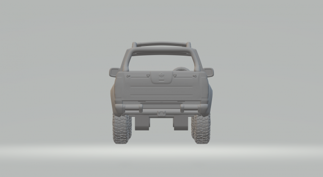 Nissan frontier 3D Print Model in Vehicle 3DExport