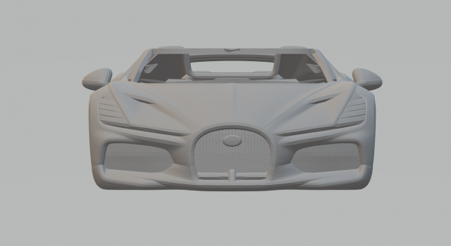Bugatti MISTRAL 3D Print Model in Vehicle 3DExport