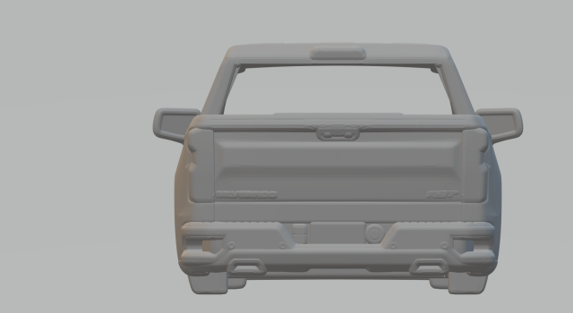 CHEVROLET SILVERADO 3D Print Model in Vehicle 3DExport