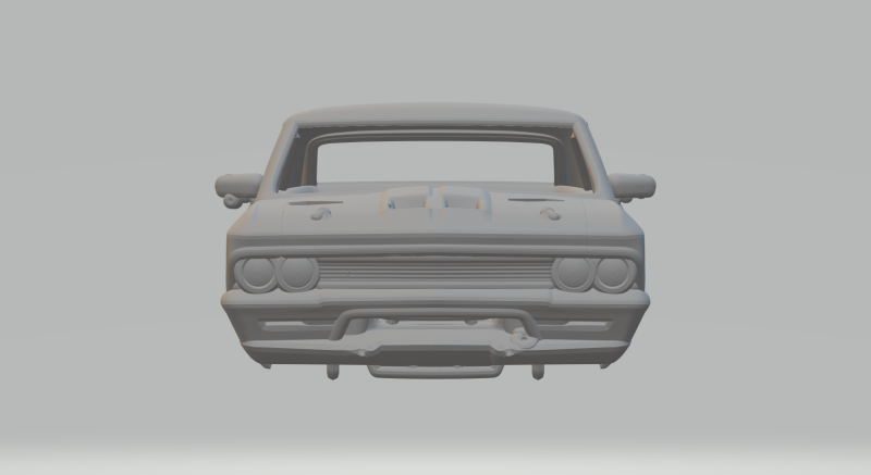 Chevrolet chevelle 3D Print Model in Vehicle 3DExport