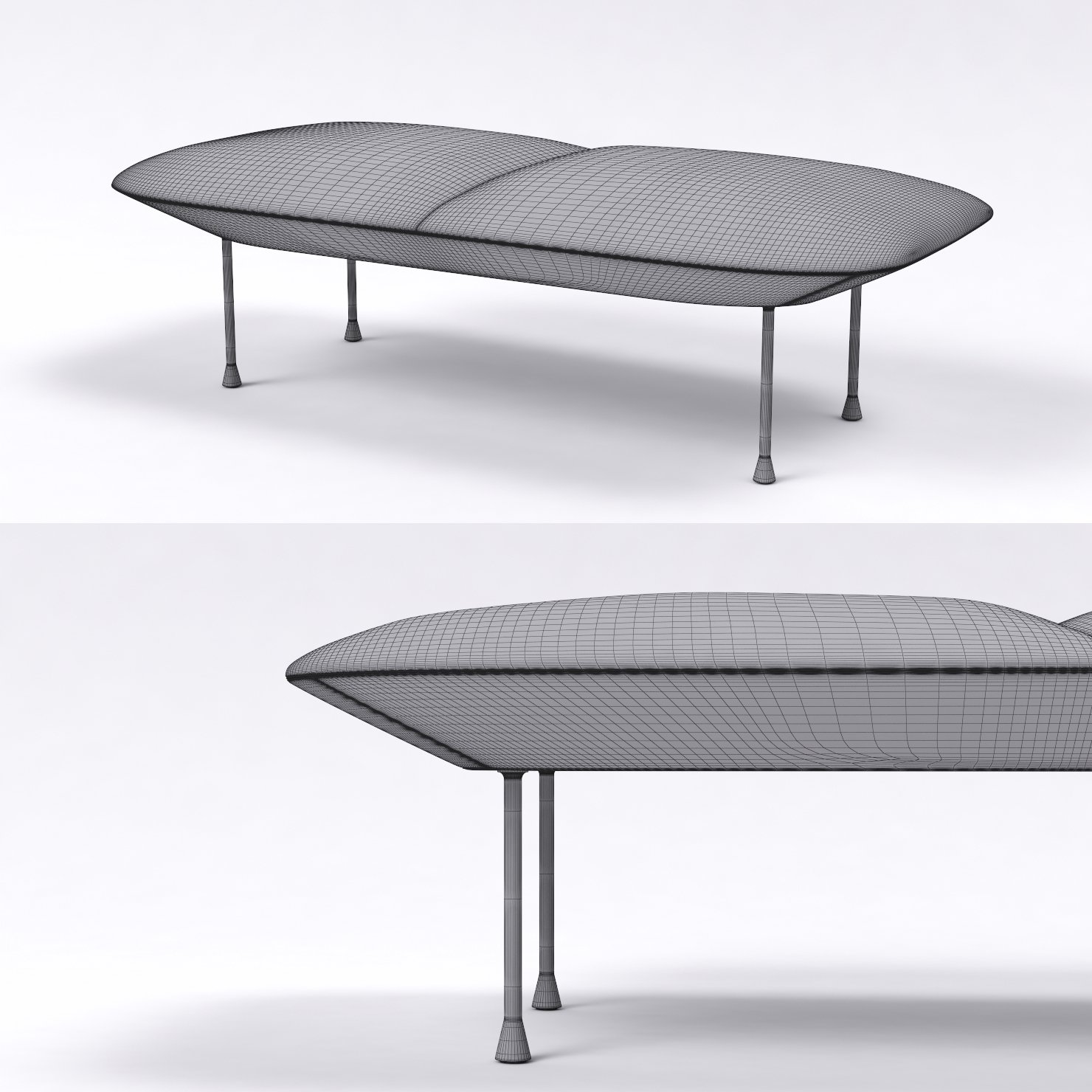 muuto oslo bench 3D Models in Bench 3DExport