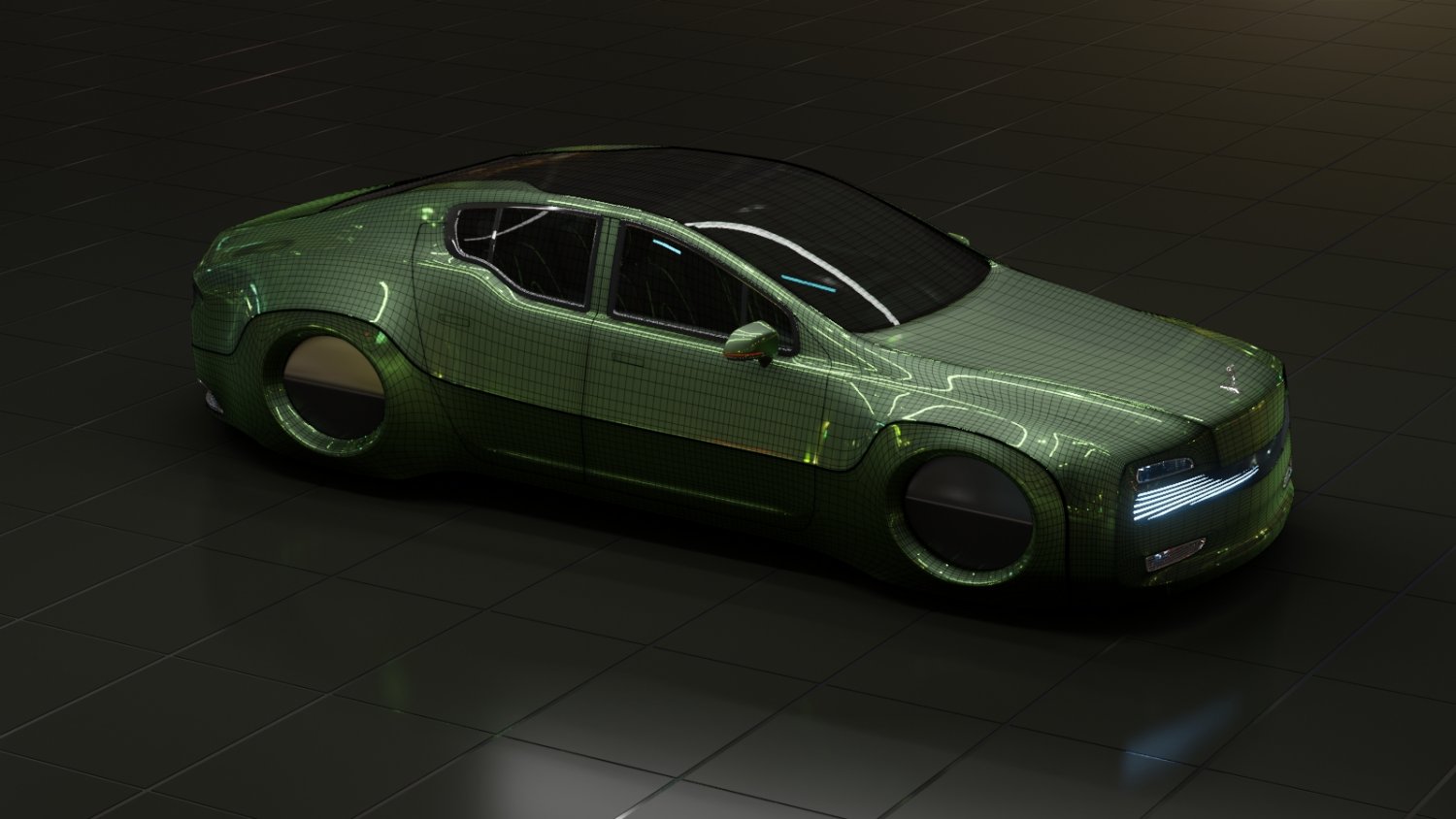 Affekta X-Luxuria BEST FUTURISTIC DESIGN cyberpunk concept car 3D Model ...