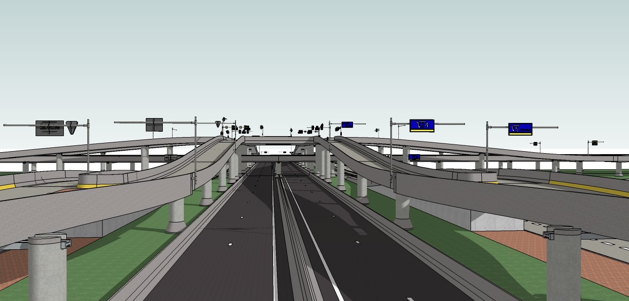Road and highway model 3D Model in Buildings 3DExport