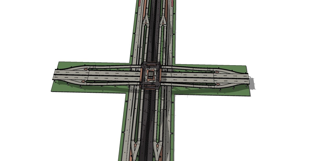 Road and highway model 3D Model in Buildings 3DExport