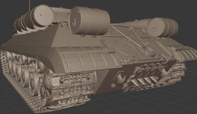 is 3 tanks 3D Model in Tank 3DExport