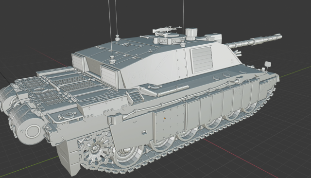 challenger 2 tanks 3D Print Model in Toys 3DExport