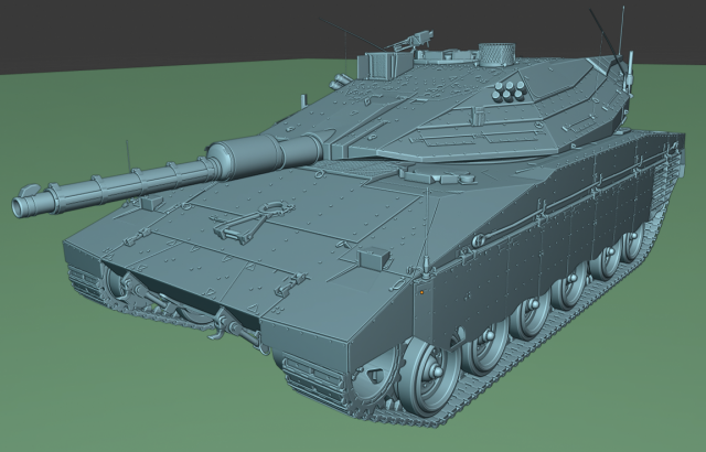 tanks merkava iv 3D Model in Tank 3DExport