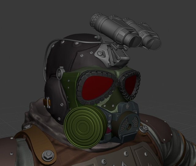 metro exodus soldier 3d print model 3D Print Model in Man 3DExport