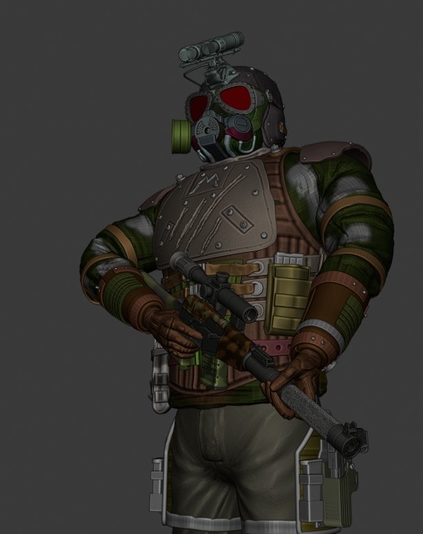 Metro Exodus soldier 3D print model 3D Model in Man 3DExport