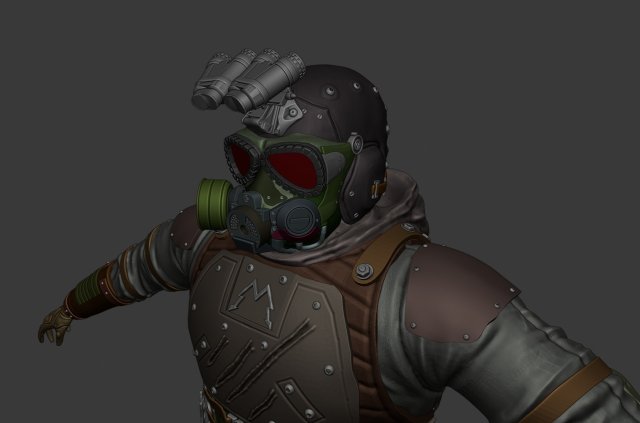 metro exodus soldier 3d print model 3D Print Model in Man 3DExport