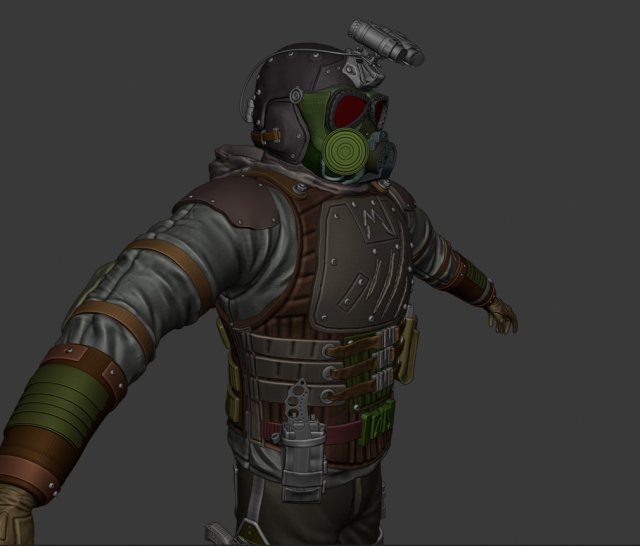 metro exodus soldier 3d print model 3D Print Model in Man 3DExport