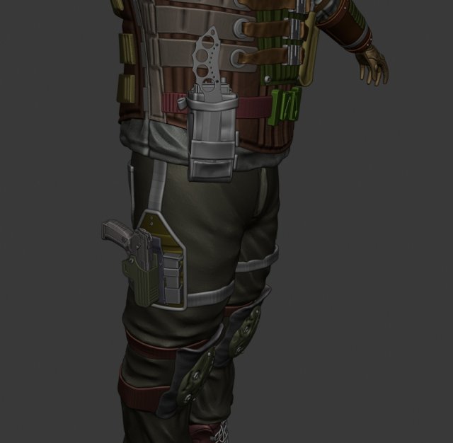 metro exodus soldier 3d print model 3D Print Model in Man 3DExport