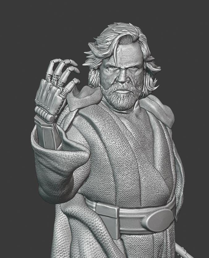 Luke Skywalker 3D Model in Man 3DExport
