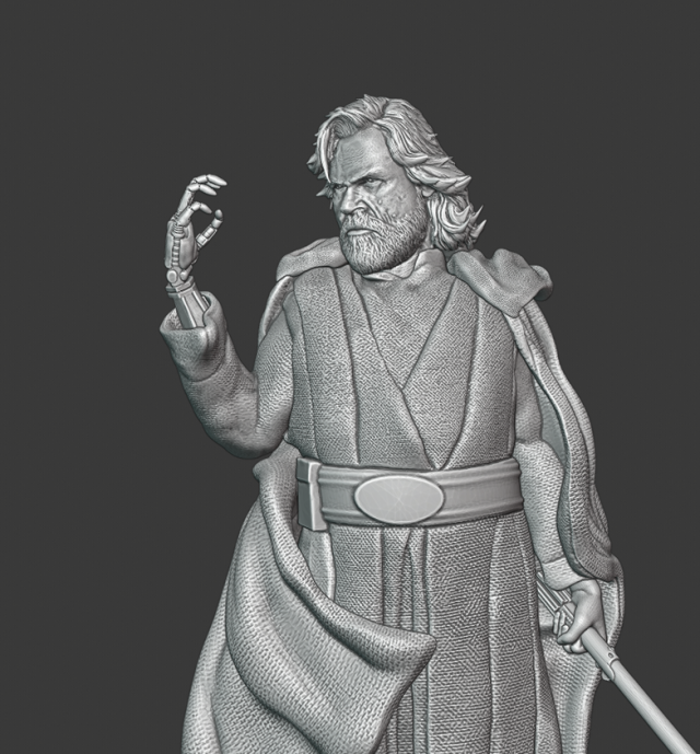 luke skywalker 3D Print Model in Man 3DExport