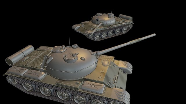 t-62 tanks 3D Print Model in Vehicle 3DExport