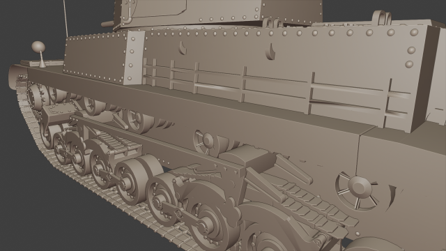 turan tanks 3D Print Model in Vehicle 3DExport
