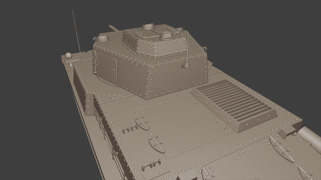 turan tanks 3D Print Model in Vehicle 3DExport