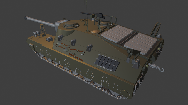 tanks t95 3D Print Model in Vehicle 3DExport