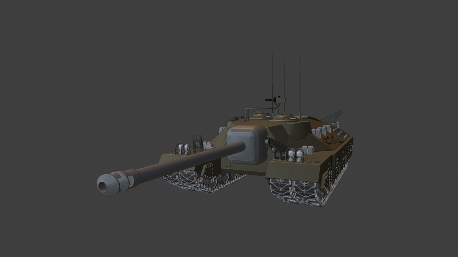 Tanks T95 3D Model in Vehicle 3DExport