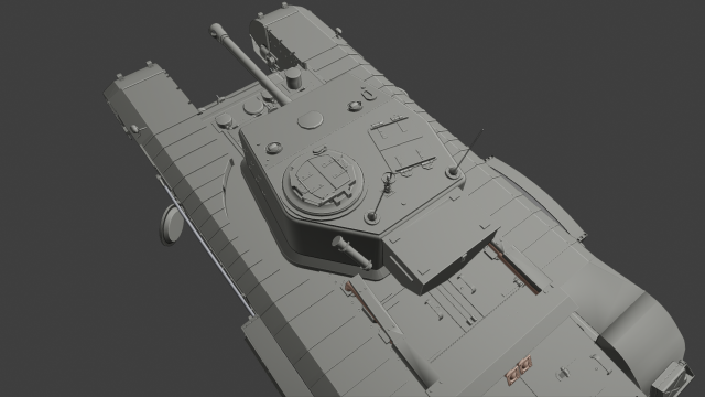 churchill cdl tanks 3D Print Model in Vehicle 3DExport