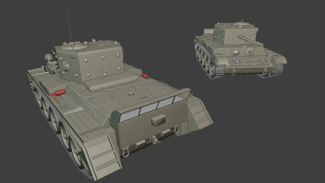 cromwell iv mk tanks 3D Print Model in Vehicle 3DExport