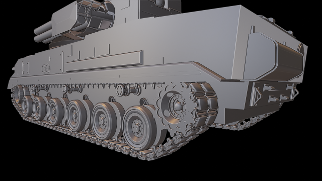 2s6 tunguska tanks 3D Print Model in Vehicle 3DExport