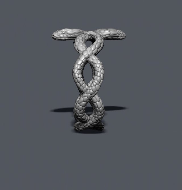 Snake ring 3D Print Model in Rings 3DExport