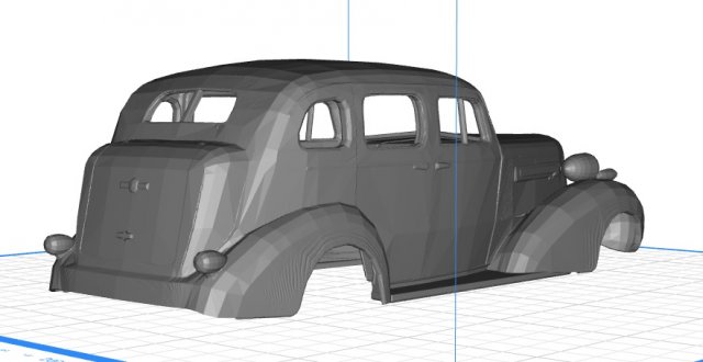 buick gasser 1936 printable body car 3D Print Model in Automotive 3DExport