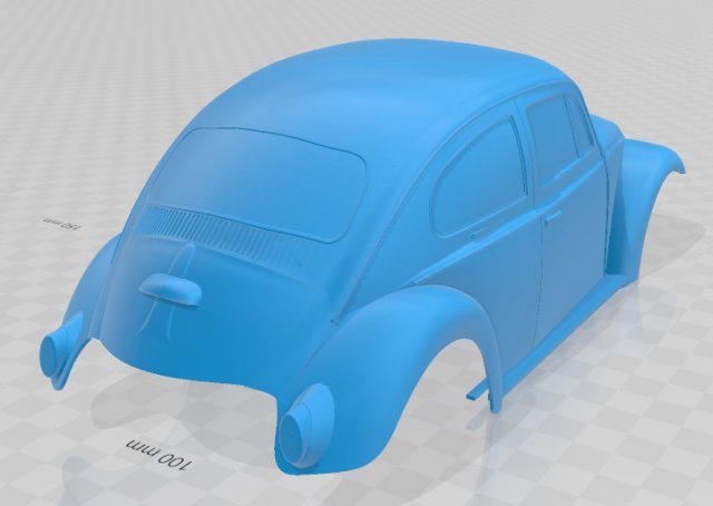 volkswagen baja bug printable body car 3D Print Model in Automotive ...