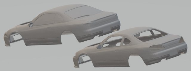 nissan silvia s15 printable body car 3D Print Model in Automotive 3DExport