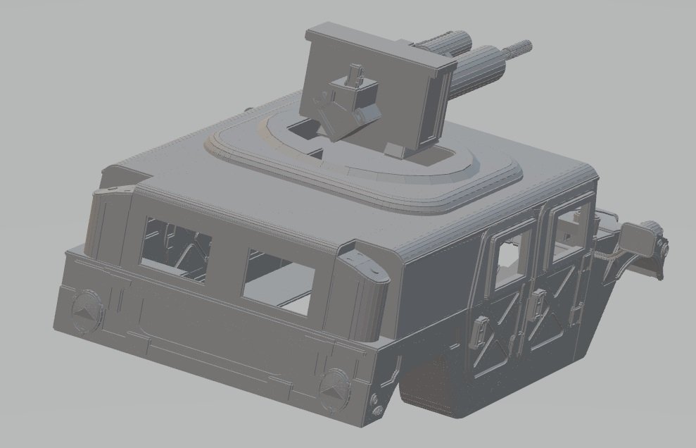 hummer h1 printable body car 3D Print Models in Automotive 3DExport
